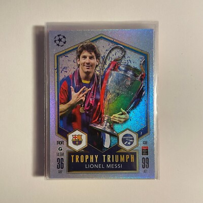 Match Attax Champions League 24/25 2024/2025 Lionel Messi Trophy ...