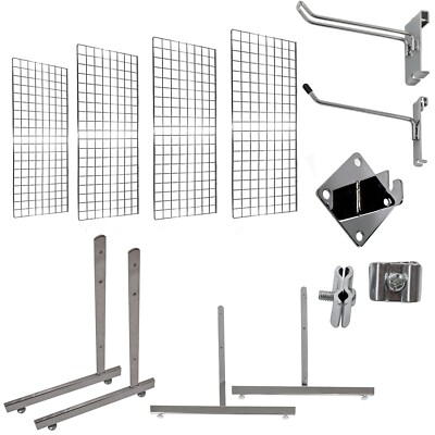 Grid Screen Wall White Grid Mesh Grid Wall Retail Display Shop