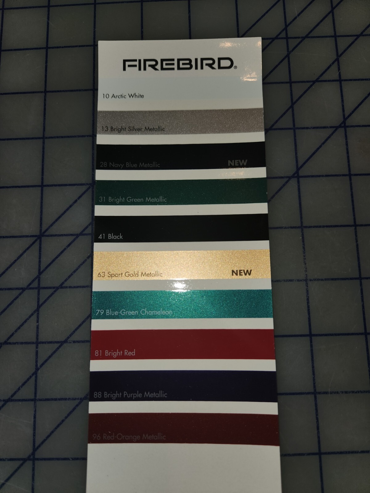 1979 Trans Am Paint Codes