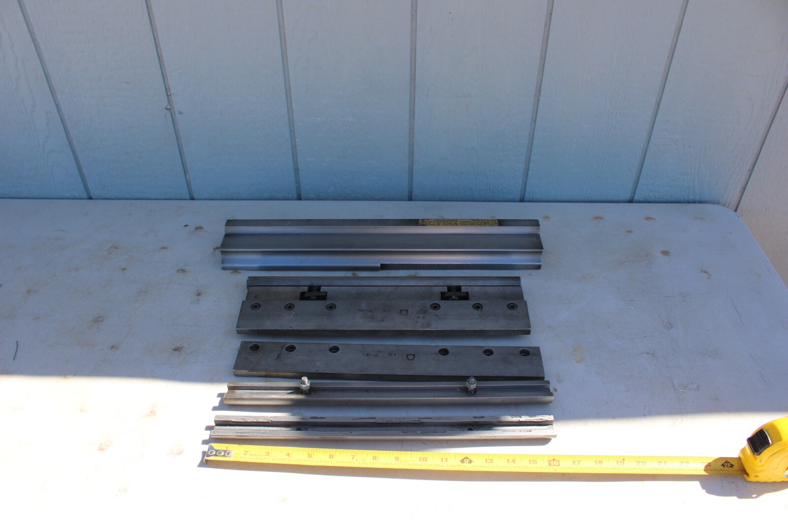 USED AMADA FORMING DIES 20" BOTTOM DIE, 16" TOP DIE | eBay