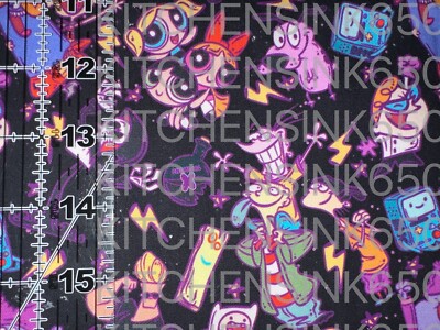 Custom Dexter Plus Cartoon 100% Cotton Woven 1/4 Yard, 10”x56” | eBay