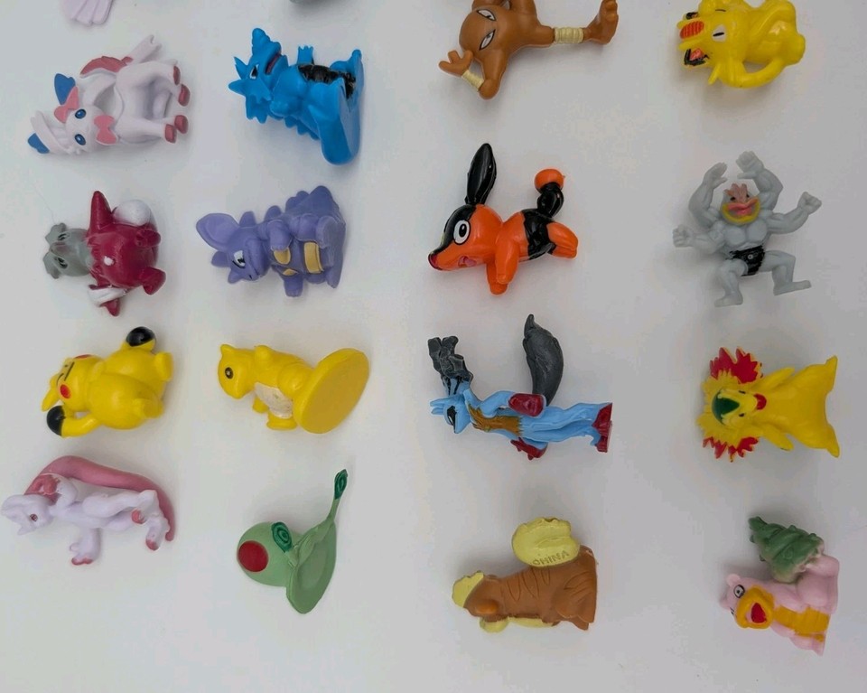 Lot of 47 Pokemon Mini Figures 1" Characters RL, R/L.W Figurines ...