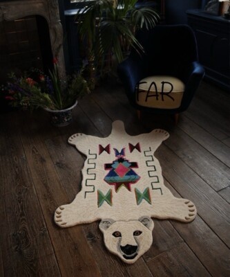 Hand Tufted Rug Kanye West Bear Area Tufted Rug, Wool Handmade Rug ...