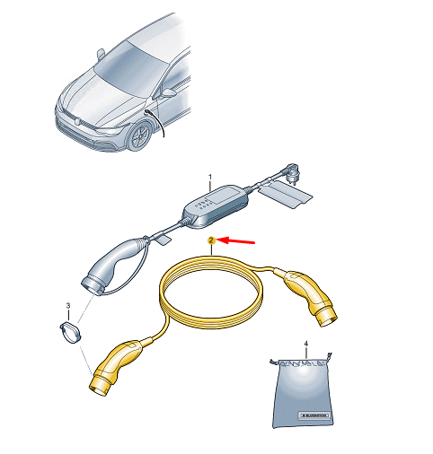 Cupra FORMENTOR Public Charging Station Charge Cable 1EA971639H NEW ...
