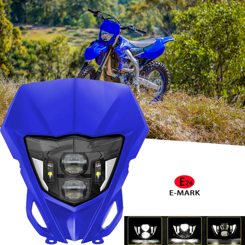 For Yamaha WR450F WR250F 2013-2023 Dirt Bike LED Headlight DRL With ...