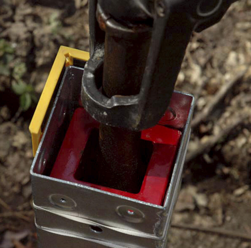 OZCO Oz-Post Post Anchor T4-850 (3 1/2" Square) Secures Wood Easy ...
