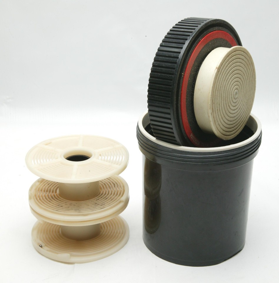 TWO Paterson Tanks System 4 With Two Reels In Each. Complete. Used ...