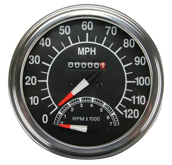 Ultima 2 1 Ratio Speedometer Tachometer Combination for Harley and ...