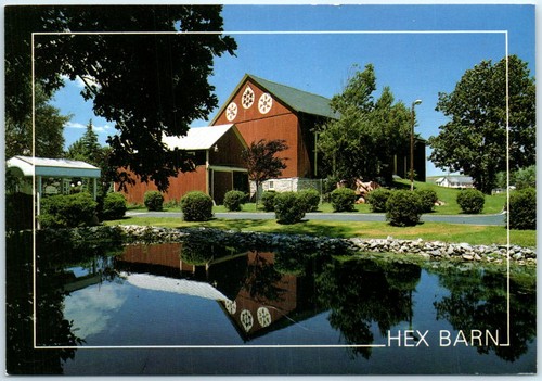 Postcard - Hex Barn - Greetings from "The Amish Country" - Pennsylvania ...