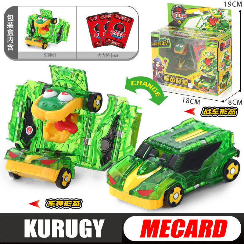 Turning Mecard Transform Robot Figure Battle Game Cards Model Car Toys ...