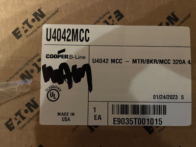 EATON 400 / 320 Amp Meter Combo Base / Socket U4042MCC w/2 200A Main ...