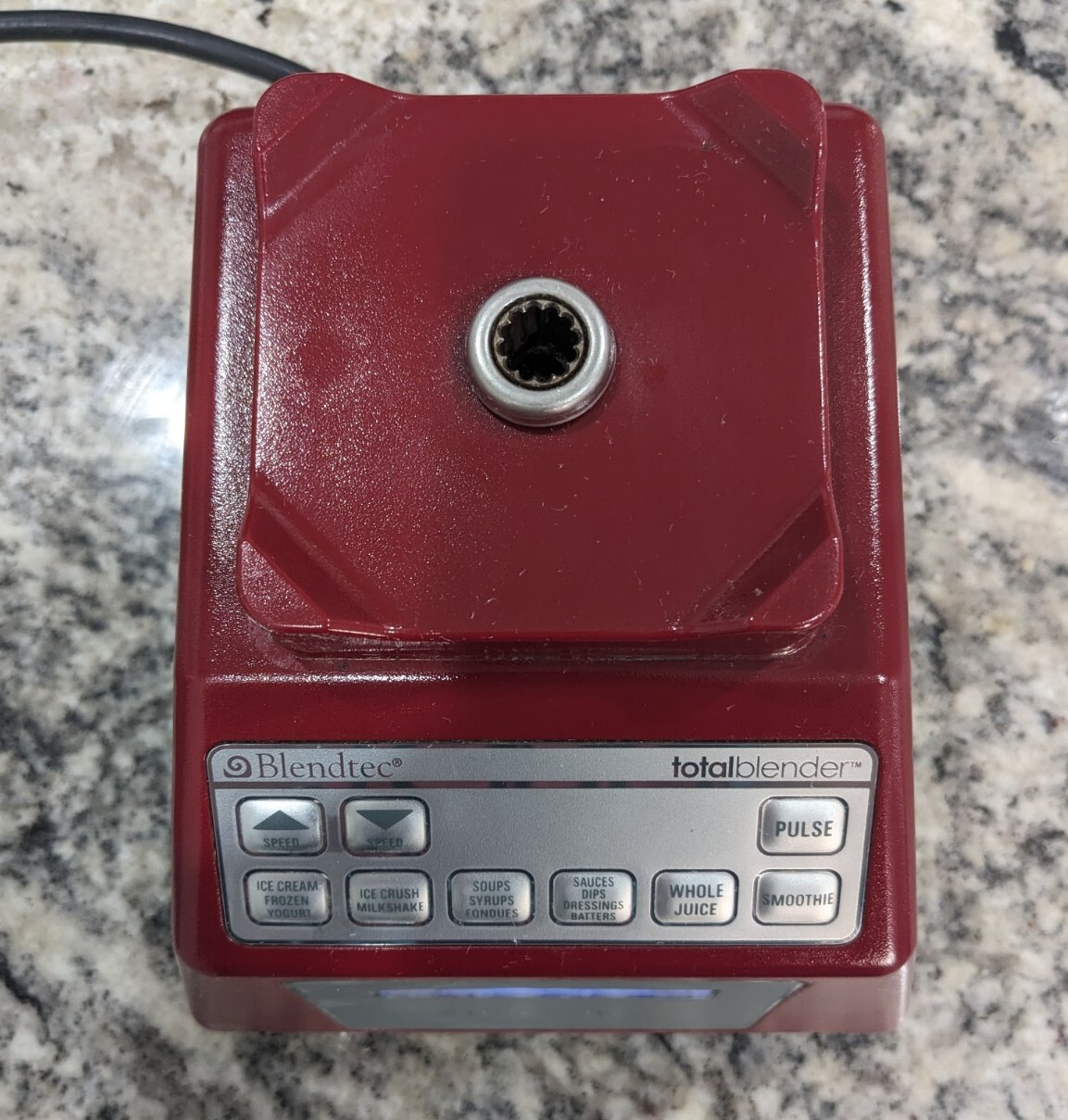 Blendtec+Total+Blender+Model+ES3+Wildside+Jar+Red+Tested+Works+Great ...