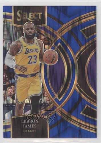 2023-24 Panini Select Premier Level Blue Flash Prizm /99 LeBron James ...