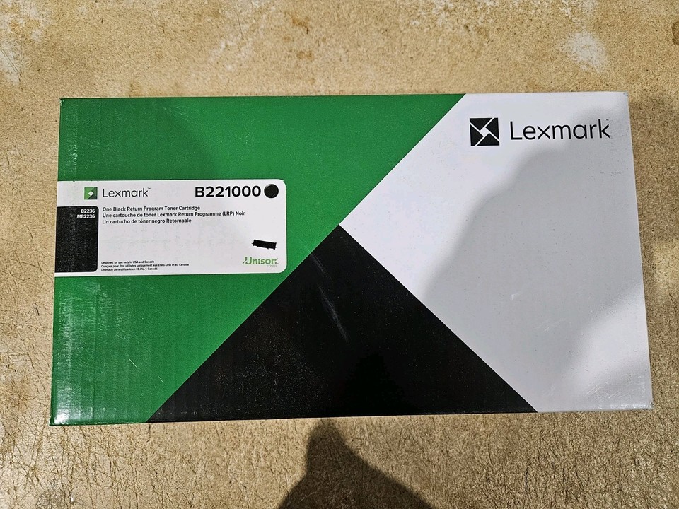 Lexmark B221000 Return Program Toner Cartridge - Black 734646690348 | eBay