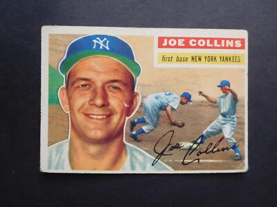 JOE COLLINS NEW YORK YANKEES 1956 TOPPS CARD #21 | eBay
