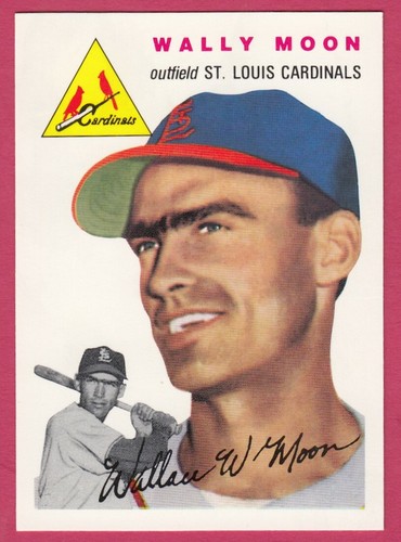 1954 Topps Archives #137 Wally Moon - St. Louis Cardinals | eBay