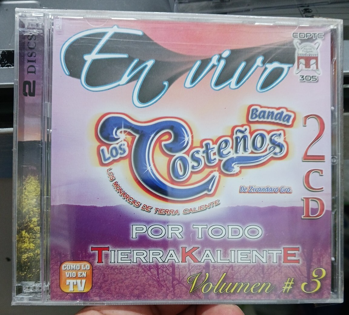 Los Costenos De Ziranda- En Vivo 2CD'sVol 3 Por todo Tierra Caliente ...