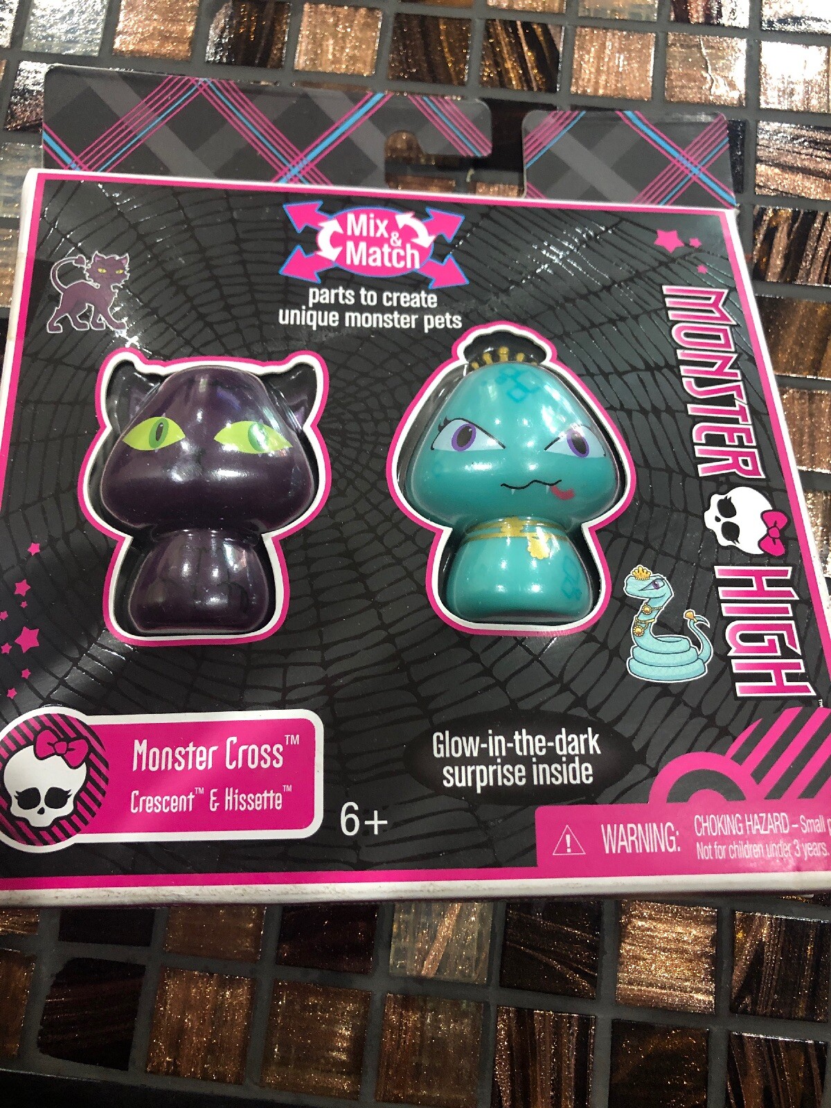 Mattel Monster High Monster Cross Action Figure Hissette & Crescent ...