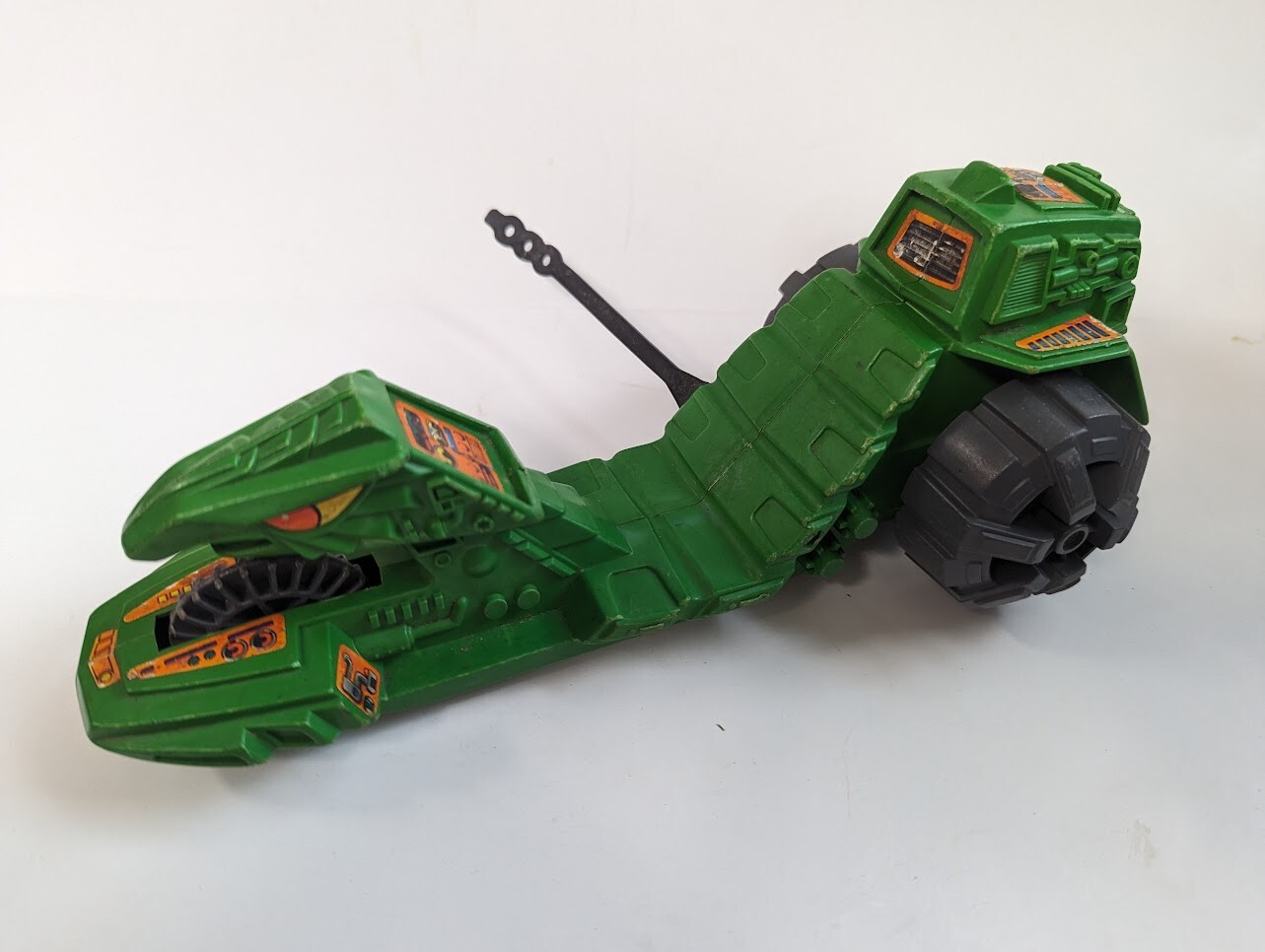 Vintage He Man Green Road Ripper Trike With Seat Belt Car Vehicle MOTU ...