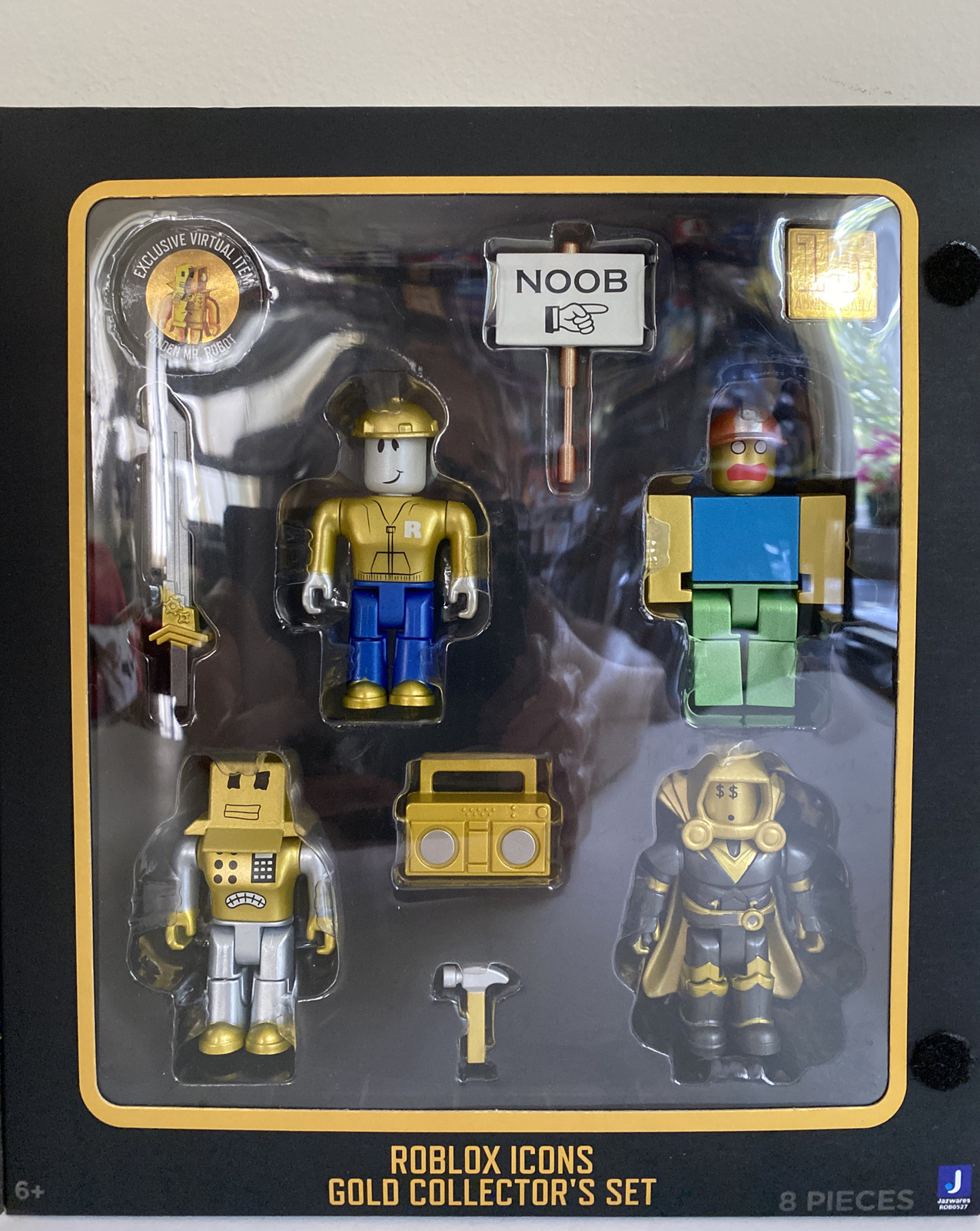 NEW Roblox Icons Gold *Virtual CODE* Golden Mr. ROBOT 15th Anniversary ...