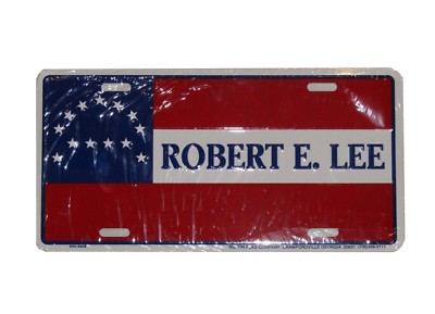 General Robert E. Lee Southern General 6"x12" Aluminum License Plate ...