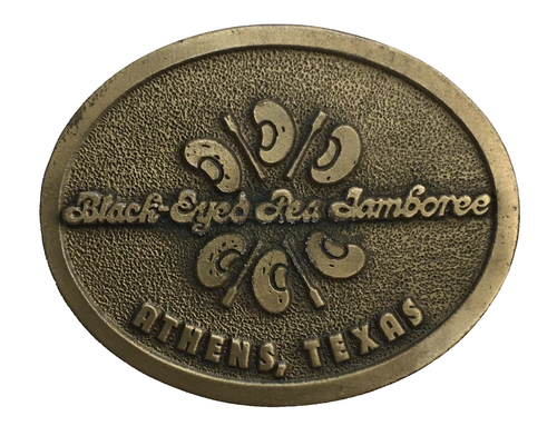Black-Eyed Pea Jamboree Limited Edition Belt Buckle Athens Texas Hit ...