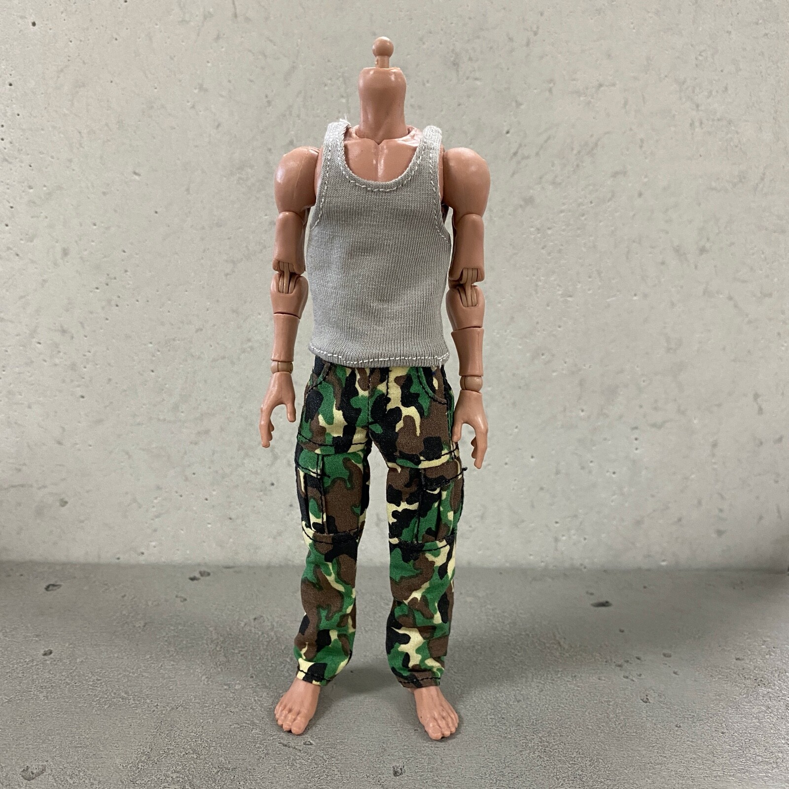MO-TBTK-GR: 1/12 Grey tank top for 6" slim action figure body | eBay