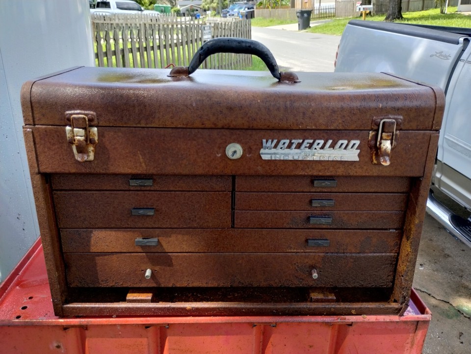 WATERLOO TOOLBOX MACHINIST TOOL BOX DRAWER SLIDE WITH CLIPS. 7-5/16 ...