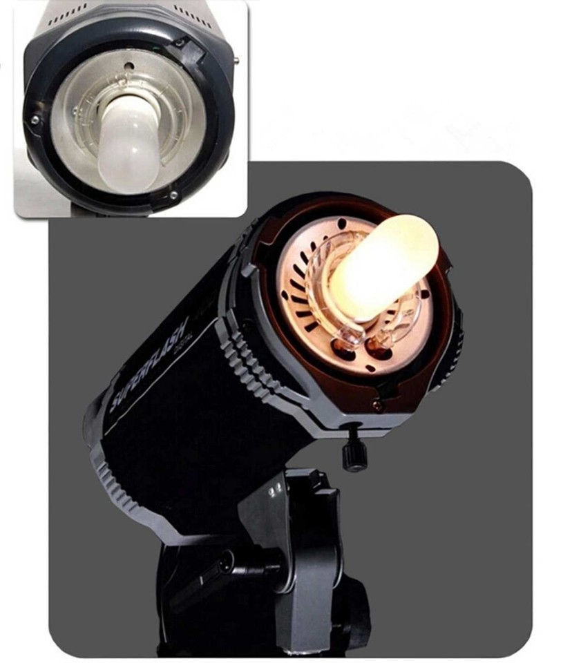 JDD Modeling Light Bulb Halogen Photo Studio Strobe Flash Lamp 250Watt ...