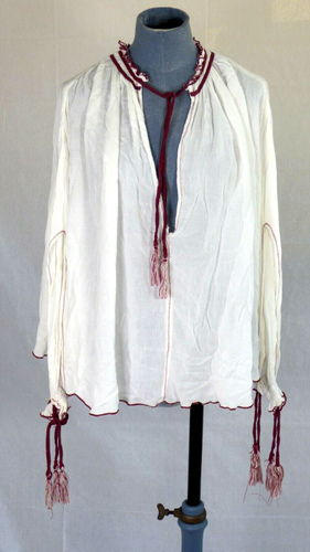 Free People White Blouse Oversized Top Boho Ethnic Gypsy Split Sleeve ...