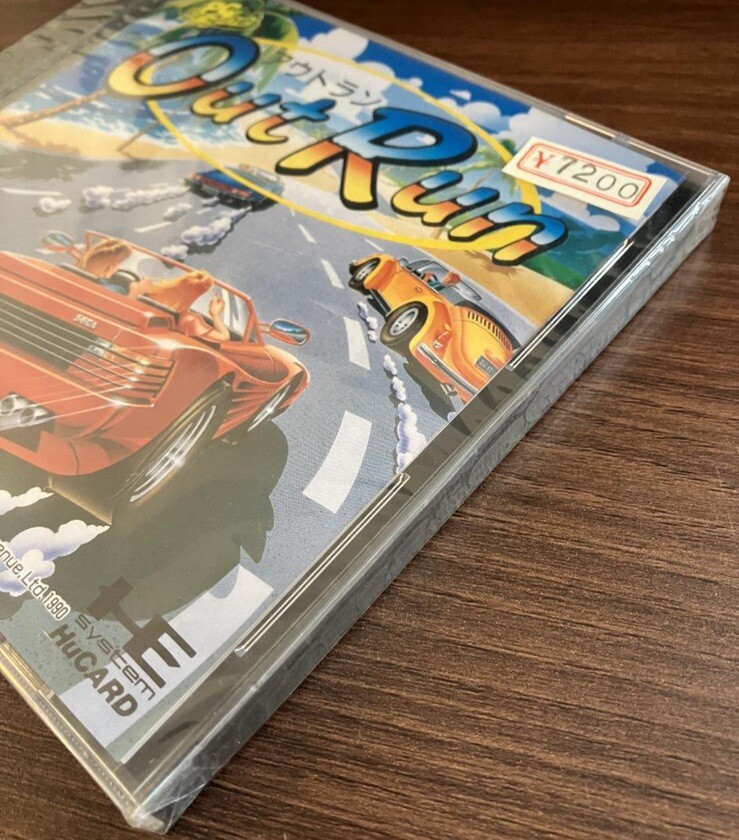 PC Engine Hu OUT RUN Card Only OutRun Sega Japan Factory Sealed | eBay
