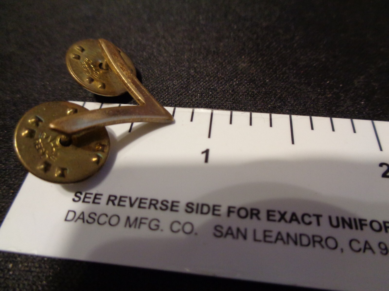 US ARMY PRIVATE E2 GOLD TONE ARMY MILITARY RANK PINS SET OF 4 PV 2 | eBay