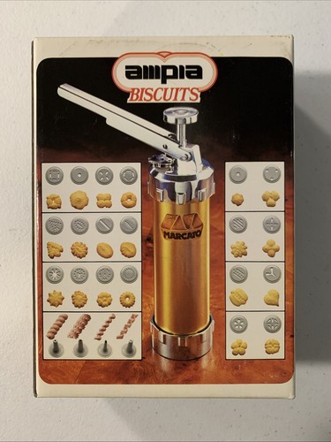 Marcato Ampia Biscuits OMC Cookie Press Made in Italy Complete Set ...
