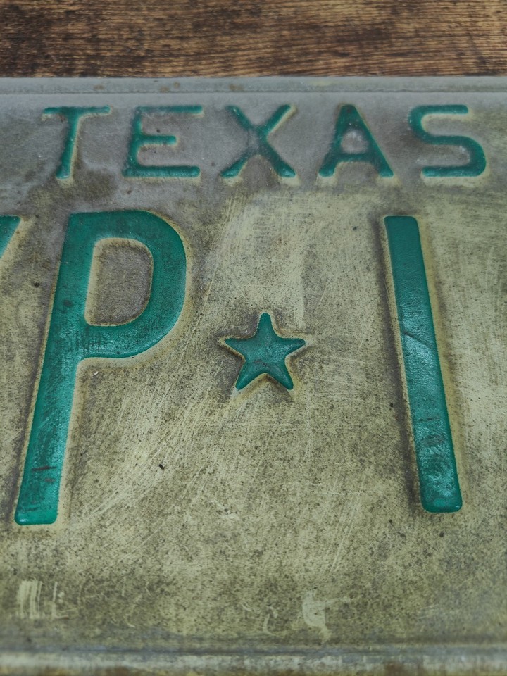 TEXAS ⭐ License Plate Tag USA 🇺🇸 🐂1972 Classic Car Antique Auto Truck ...