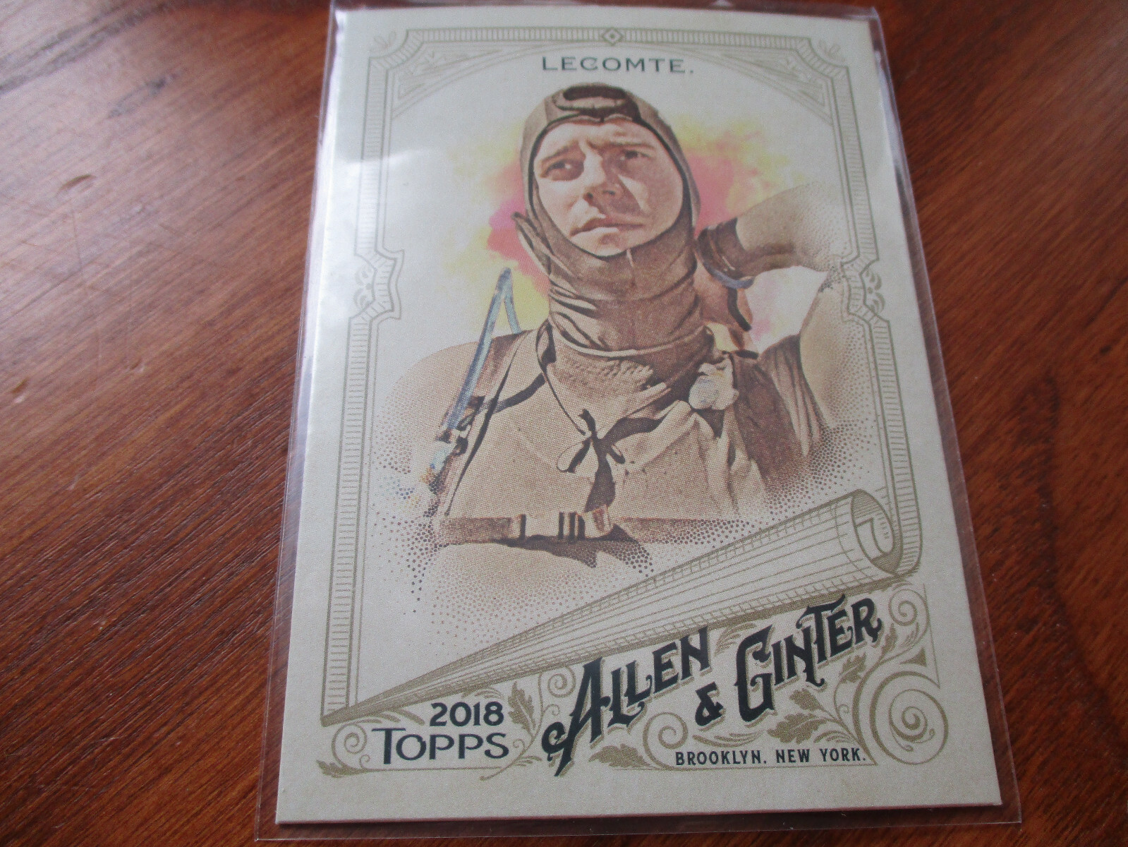 ben lecomte (long distance swimmer) 2018 ALLEN & GINTER CARD #152 MINT ...