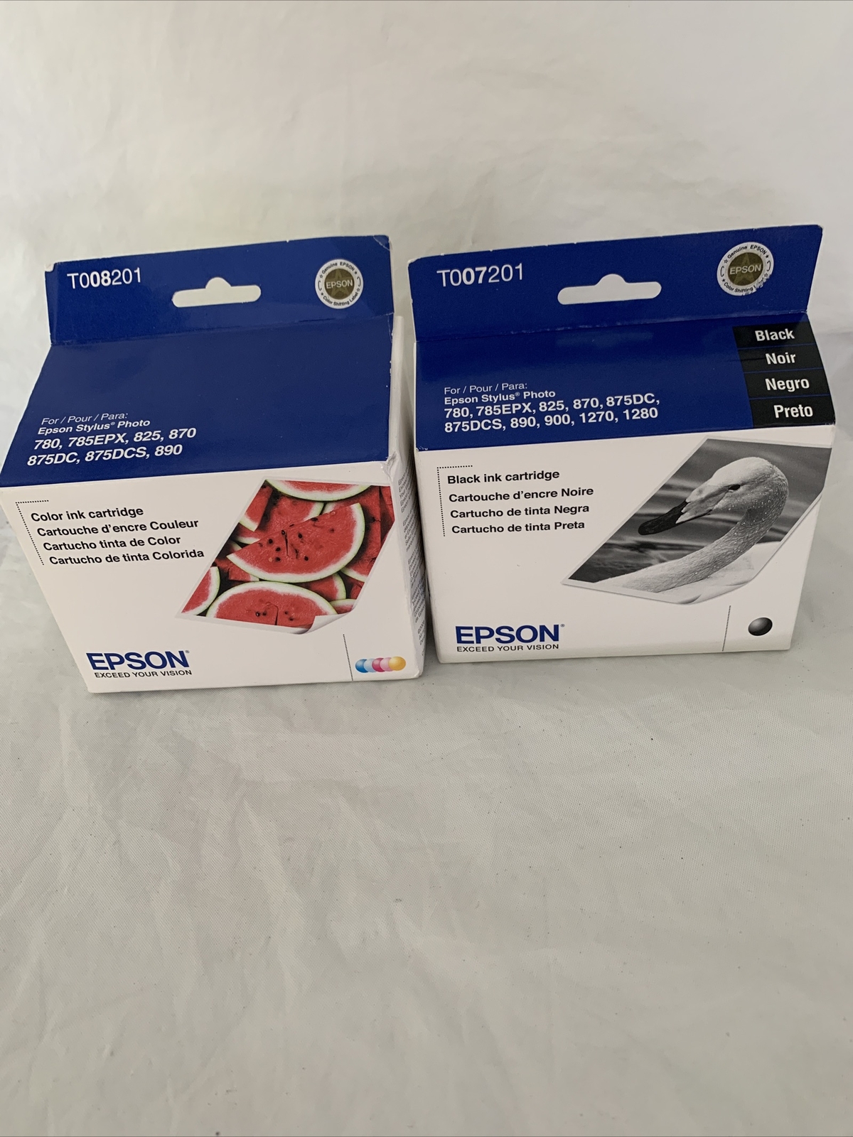 Genuine Brand New OEM Epson T008201 Color Ink Cartridge Ex 12/2014 ...