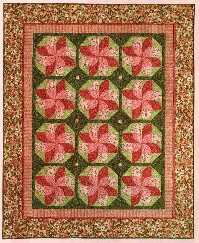 Bloomin Blossoms Quilt Pattern Pieced/Applique PC | eBay