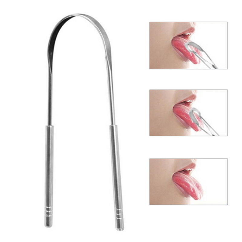 Tongue Scraper Stainless Steel Tongue Scraper Cleaner Tongue Oral ...