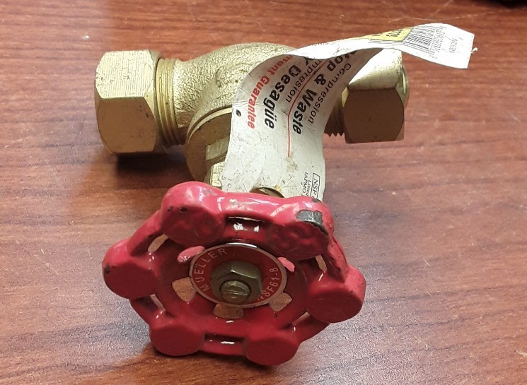 Mueller Stop Valve NSF61-8 1/2" | eBay