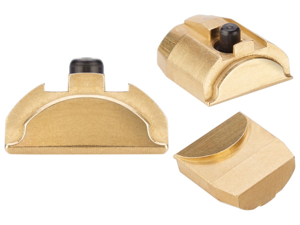 NDZ Glock 17 19 22 23 34 45 Gen 4/5 Brass Weighted Grip Insert Slug ...