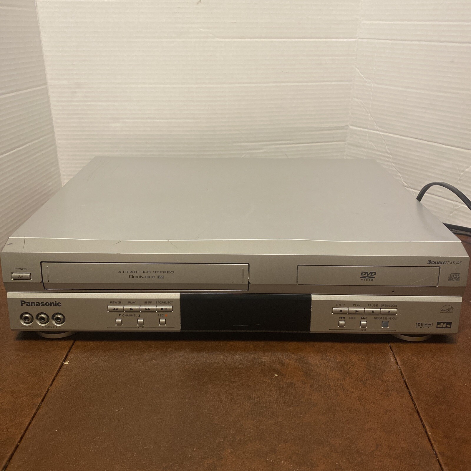 Panasonic PV-D4734S DVD VCR Combo Player VHS Video Recorder, No Remote ...