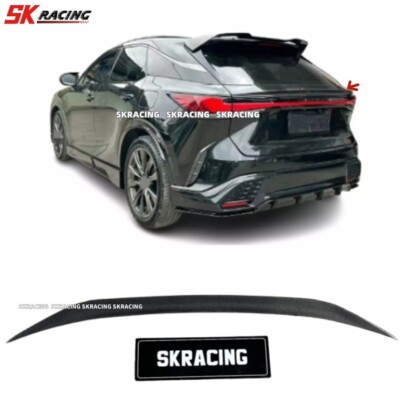 For 23-25 Lexus RX500H RX350 Real Carbon Fiber Rear Tail Trunk Spoiler ...