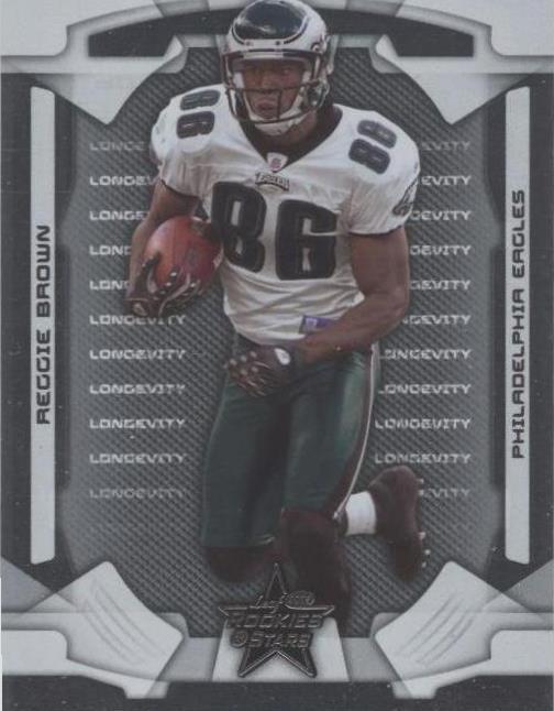 2008 Leaf Rookies & Stars - Reggie Brown #74 Longevity Parallel Silver ...