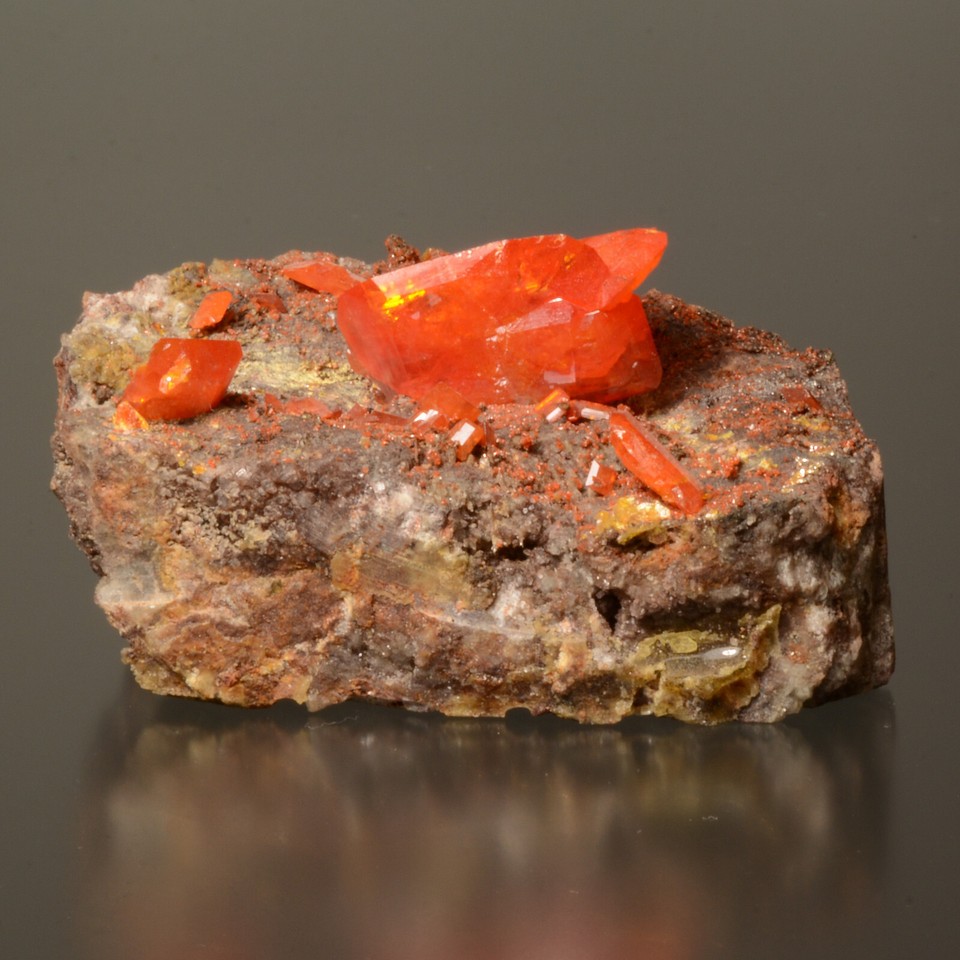 Wulfenite Fine Collector Mineral Specimen - Red Cloud MIne, USA | eBay