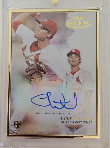 2017 TOPPS GOLD LABEL FRAMED AUTOGRAPH Luke Weaver RC | eBay