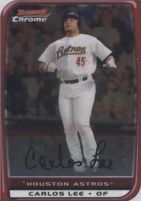 2008 Bowman Chrome - Carlos Lee #185 for sale online | eBay