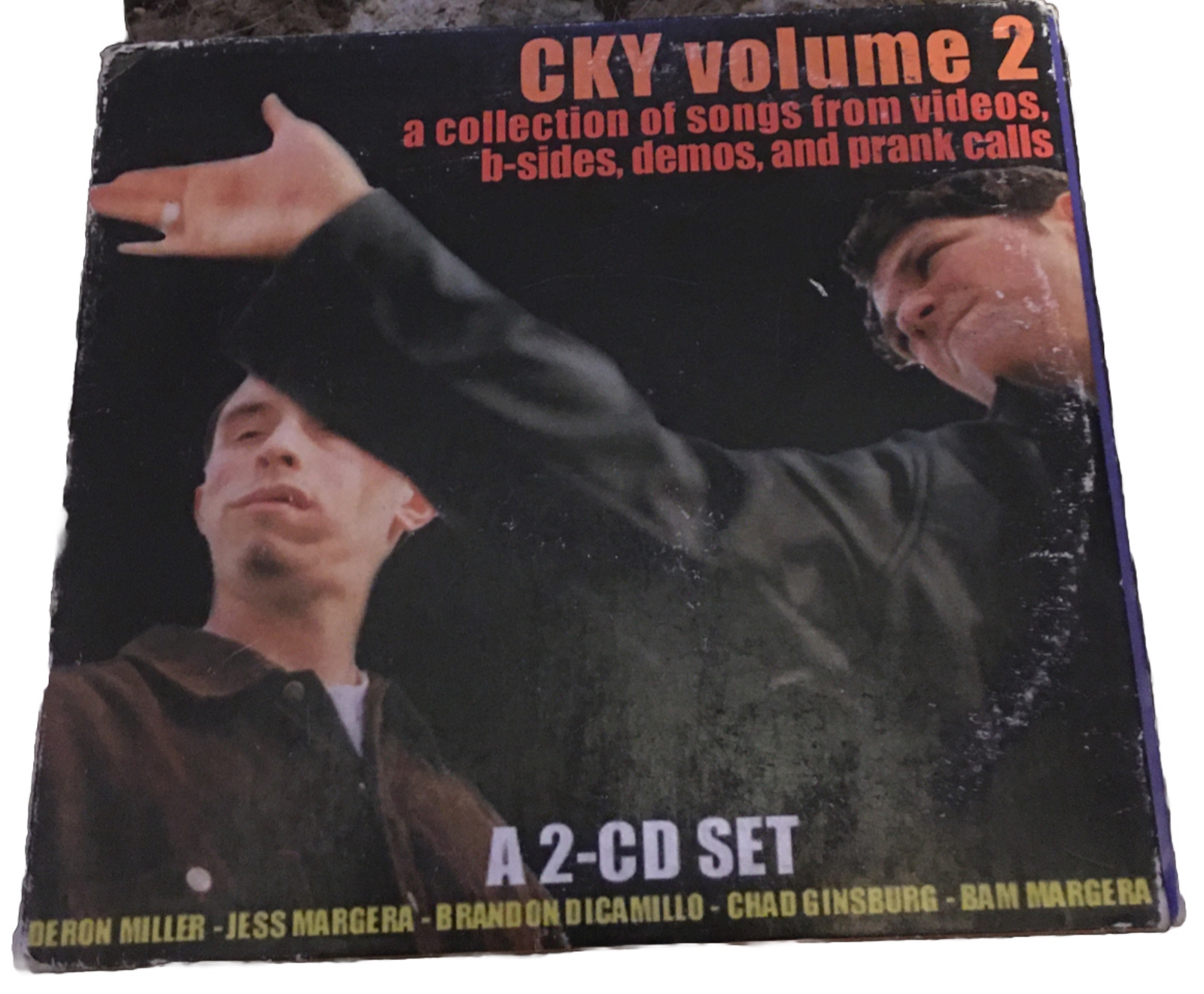 CKY Volume 2 (2001) Thin Double Disc CD Sleeve Bam Margera Chad Jess ...