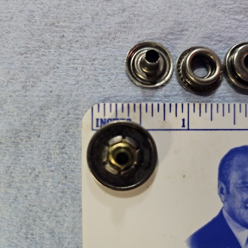 2 Packs/Types Silver Metal Harley-Davidson Logo Jacket Replacement Snap ...