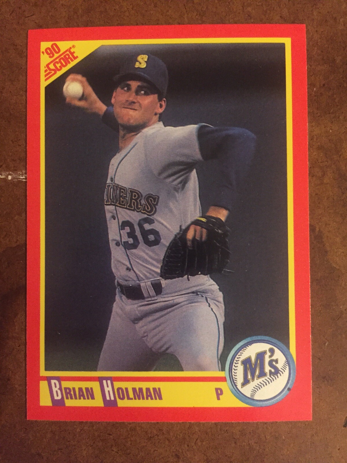 Brian Holman 387 Score 1990 MLB Baseball Trading Card | eBay