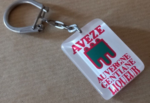 PORTE CLEFS INCLUSION "AVEZE / AUVERGNE GENTIANE LIQUEUR* | eBay